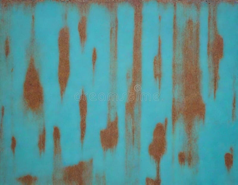 Turquoise Grunge Rusty Texture Background Aqua. Stock Illustration ...