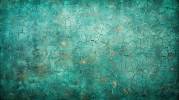 Distressed Teal Crackled Surface Texture Abstract Background for Design ...