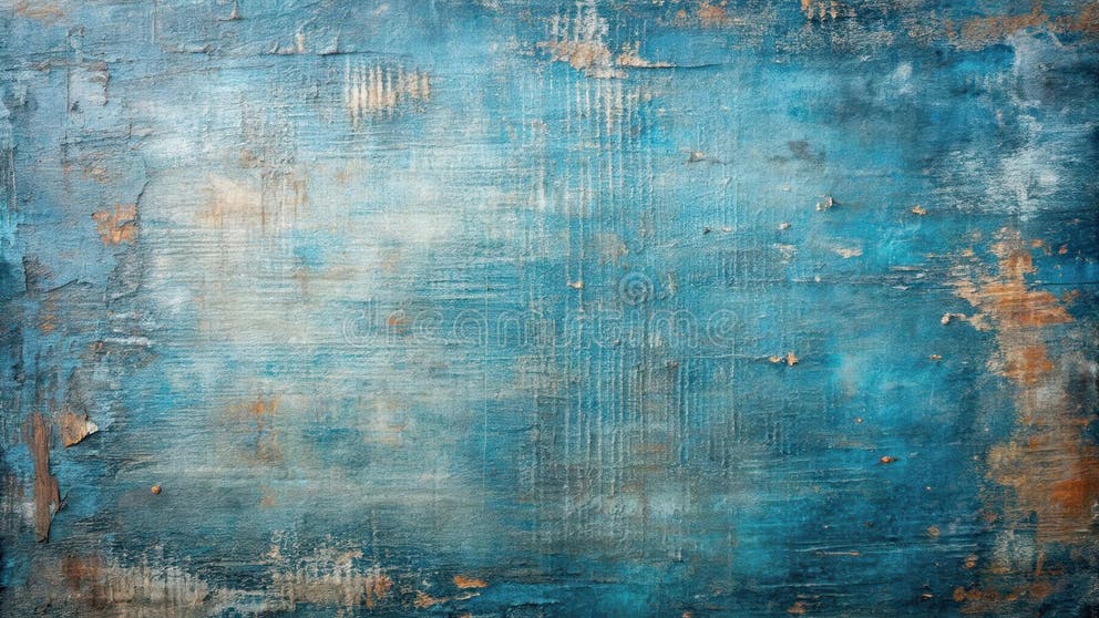 Distressed Teal Wooden Surface Texture with Rustic Scratches and Worn ...
