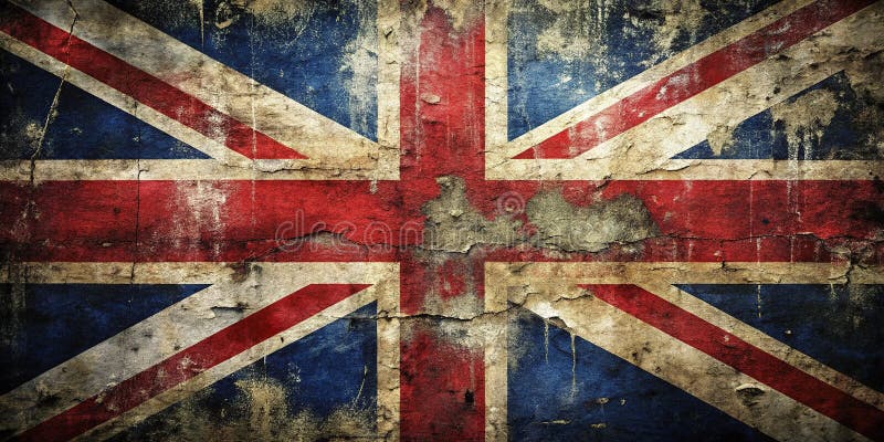 Distressed UK Flag Texture a GrungeInspired Union Jack Background for ...