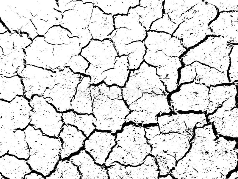 The Cracks Texture of Dry Earth. Grunge Abstract Background. Stock ...