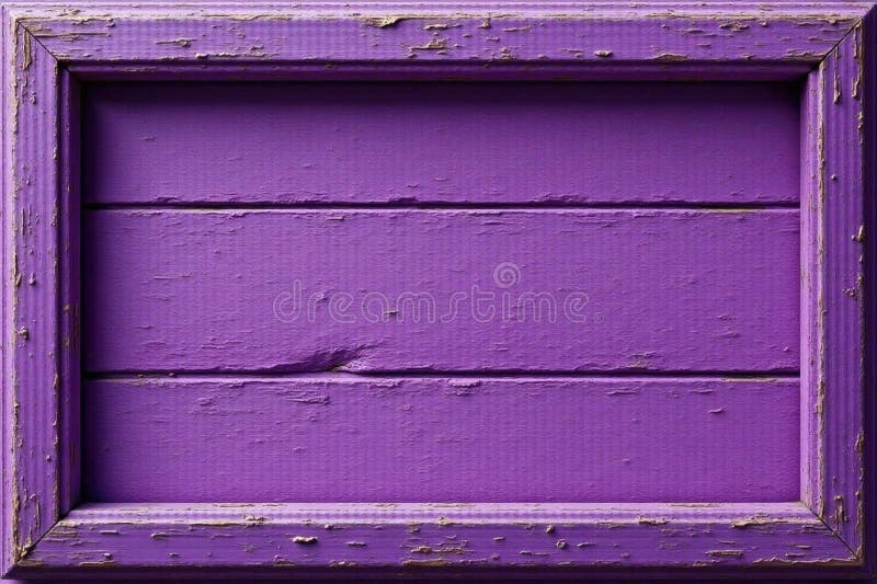 Distressed Violet Wood Frame, Empty Vintage Clip Art, Rustic, Aesthetic ...
