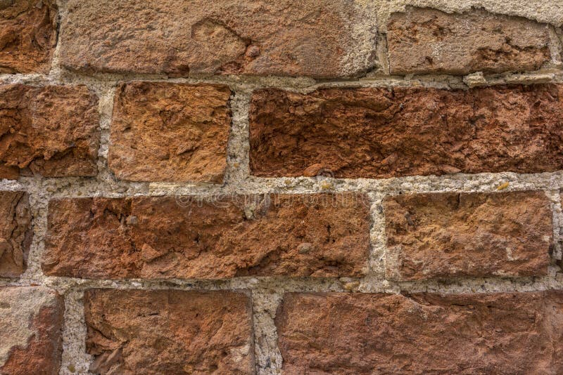 Distressed Wall with Broken Bricks Texture Stock Photo - Image of dirty ...