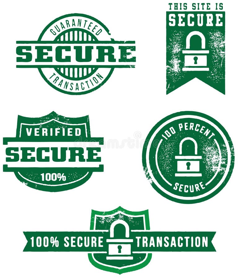 Distressed Secure Shopping Stock Illustrations – 1 Distressed Secure ...