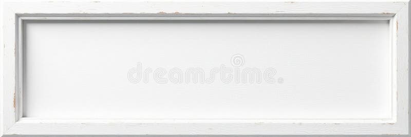 Distressed White Rectangular Frame, Subtle Embossed Pattern , White ...