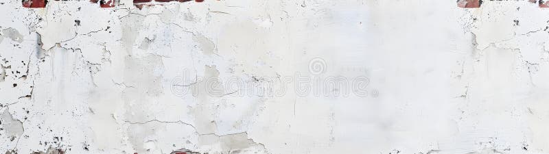 Distressed White Wall Texture with Brick Detail Stock Illustration ...
