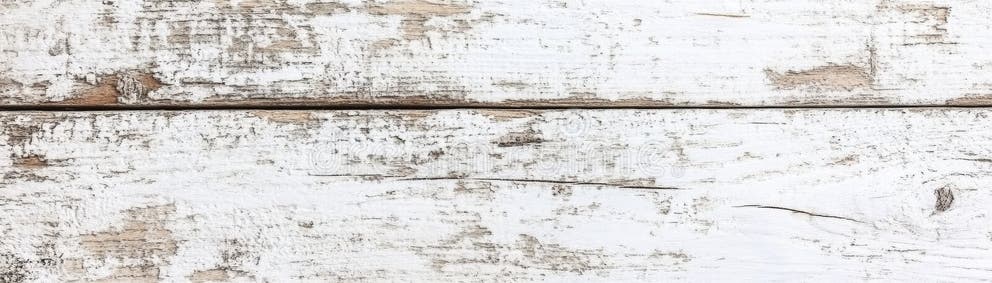 Distressed Whitewashed Wood Texture Two Horizontal Planks, White Paint ...