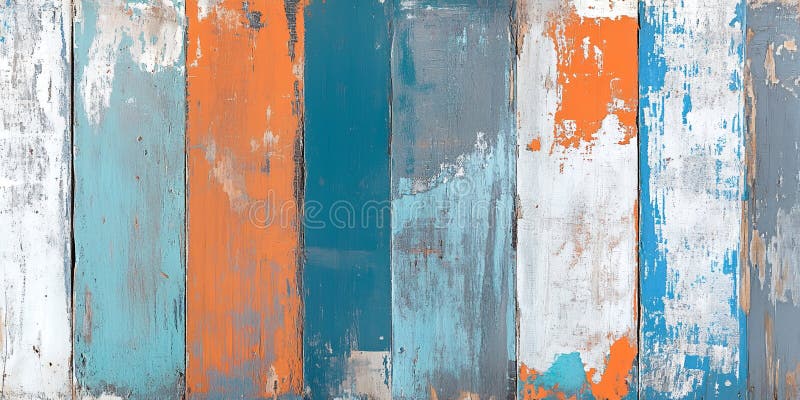 Distressed Wooden Planks Background Texture Colorful Rustic Weathered ...