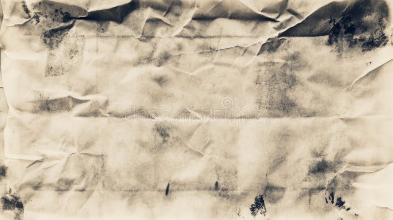 Distressed Worn Crumpled Old Paper Texture Background in Black and ...