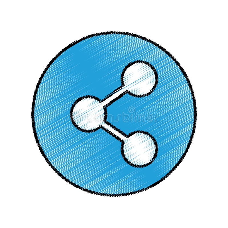 Distribución De Símbolo Social Ilustración del Vector - Ilustración de ...