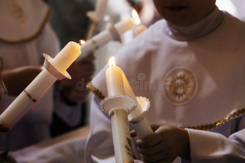 Distribute Fire from the Candle of the Peace Candle To Other Candles at ...