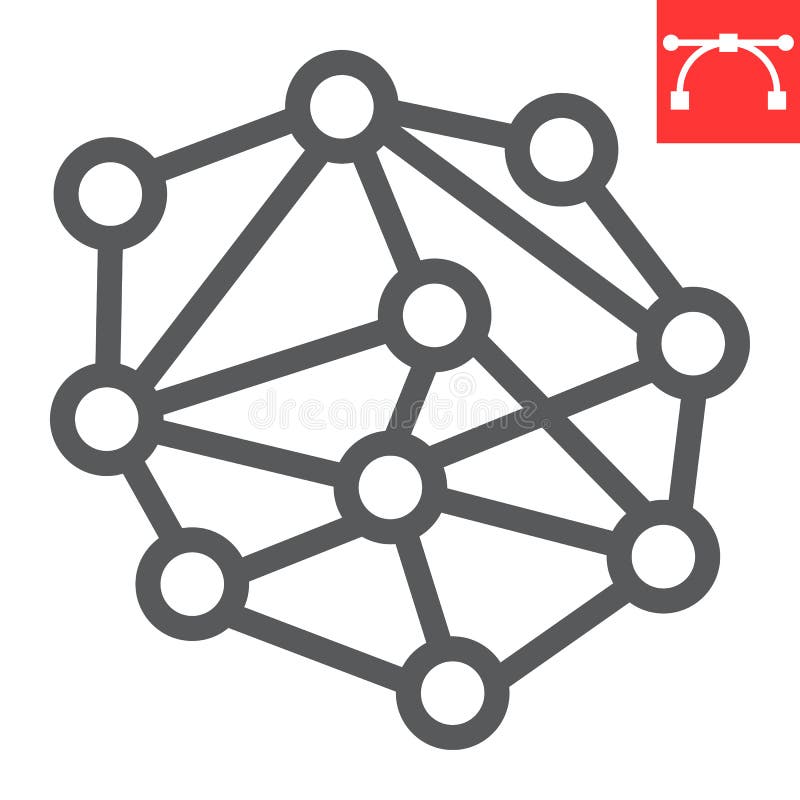 Distribution Line Icon, Logistics and Package, Box with Arrows Sign ...
