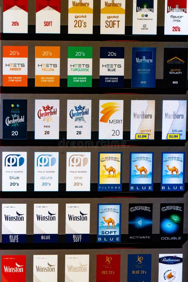 Distributeur Automatique De Cigarette Image stock éditorial - Image du ...