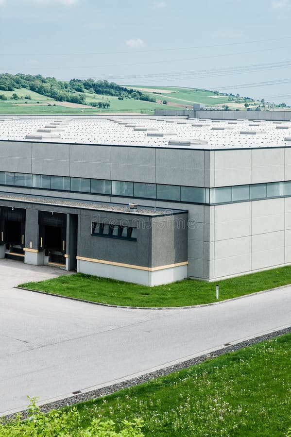 Distribution Center in the Country Stock Image - Image of outdoor ...