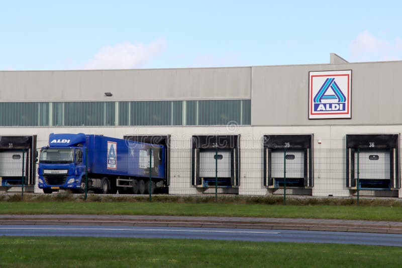 Distribution Center and Warehouse of the Aldi Retail Shops in Bleiswijk ...