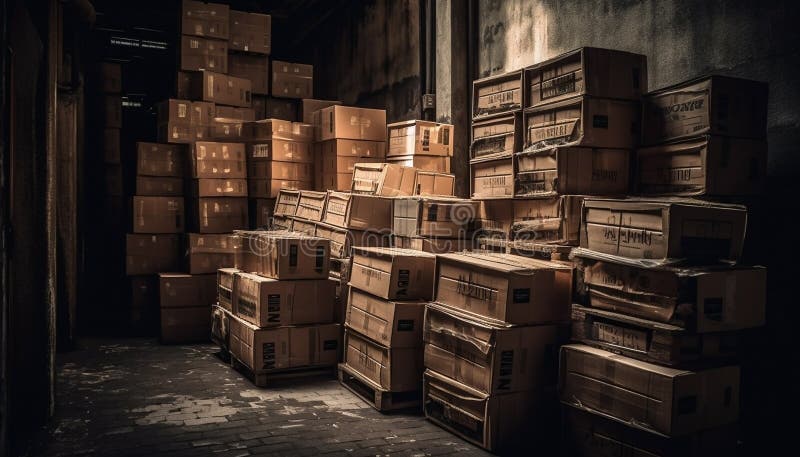 Distribution Center stock illustration. Illustration of professional ...