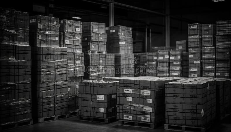 Distribution Center stock illustration. Illustration of close - 274444076