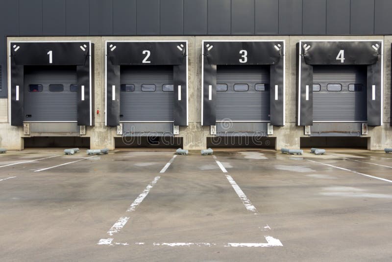 Loading docks stock photo. Image of transportation, transport - 32450978