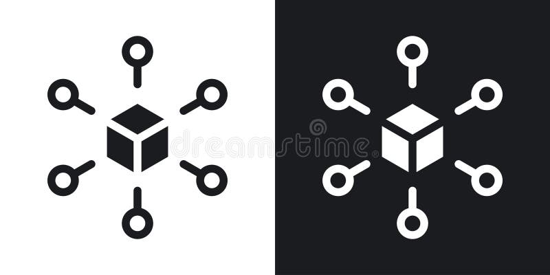 Distribution Channel Icon Vector Stock Vector - Illustration of ...