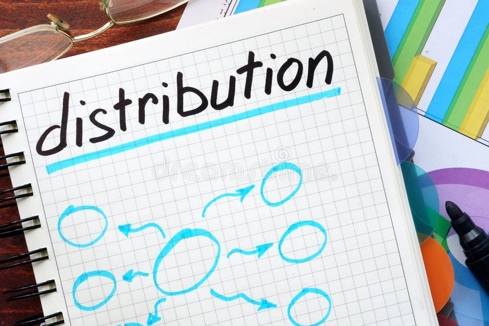 Distribution concept. stock photo. Image of business - 93098330