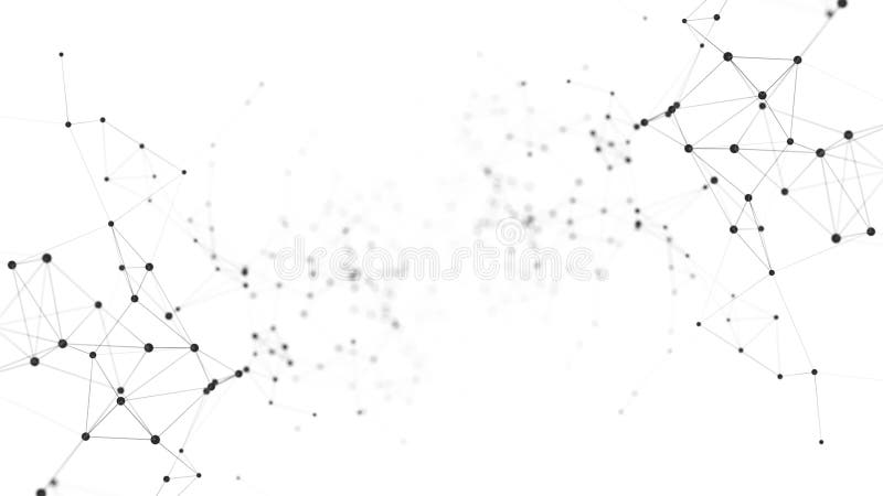 Distribution of Data in the Network. Digital Background of Information ...