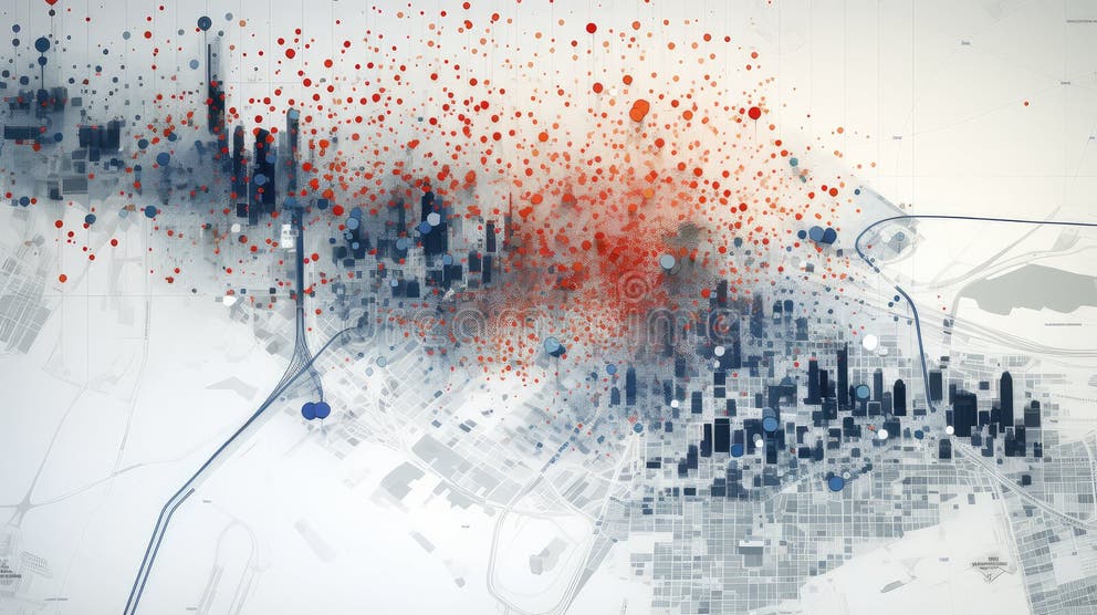 Distribution Demographic Data Stock Illustration - Illustration of ...