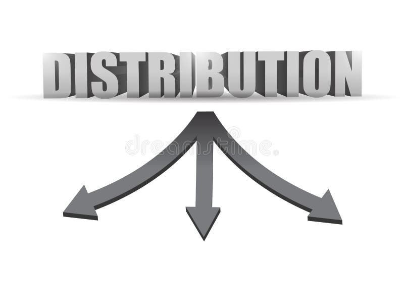 Distribution Destination Illustration Design Stock Illustration ...