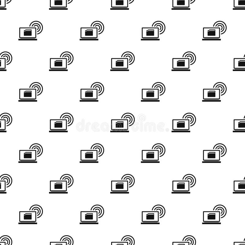 Distribution of Files Over Internet Pattern Stock Vector - Illustration ...