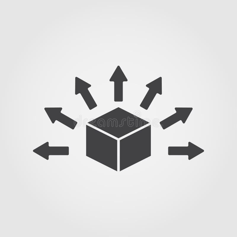 Distribution Icon. Monochrome Style Design from Blockchain Icon ... Distribution Icon. Monochrome Style Design from Blockchain Icon ...