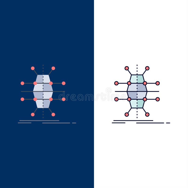 Distribution, Grid, Infrastructure, Network, Smart Flat Color Icon ...