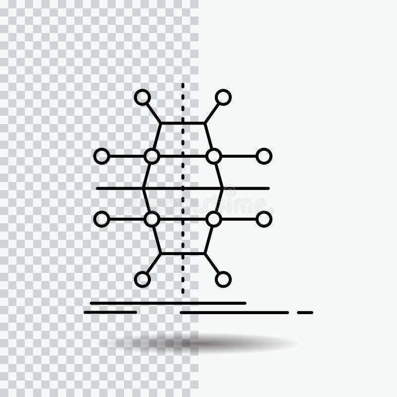 Distribution, Grid, Infrastructure, Network, Smart Line Icon on ...