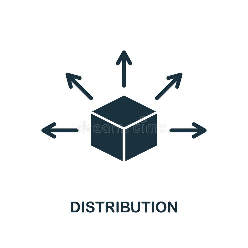 Distribution Box Icon, Vector Illustration Stock Vector - Illustration ...