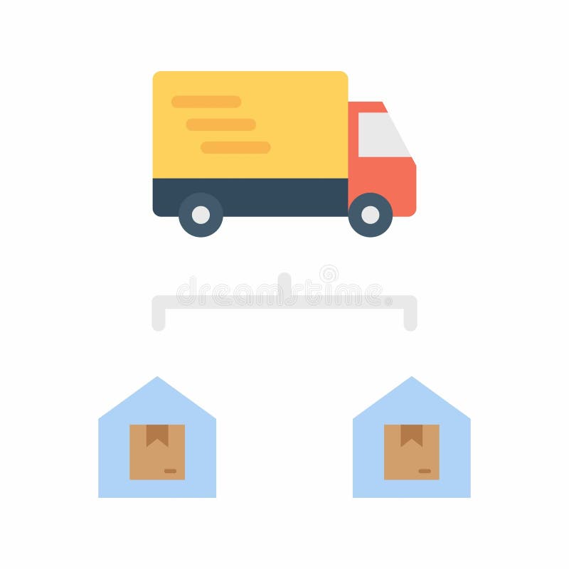 Distribution Icon Vector Image. Stock Vector - Illustration of ...