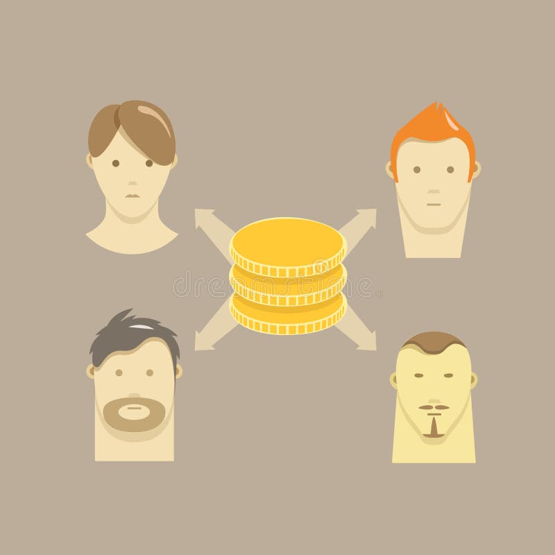 Cartoon People Spending Money Stock Illustrations – 462 Cartoon People ...