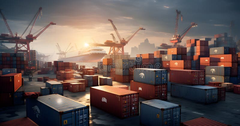 Distribution Network, Container Cargo, Logistics Distribution, Stock ...