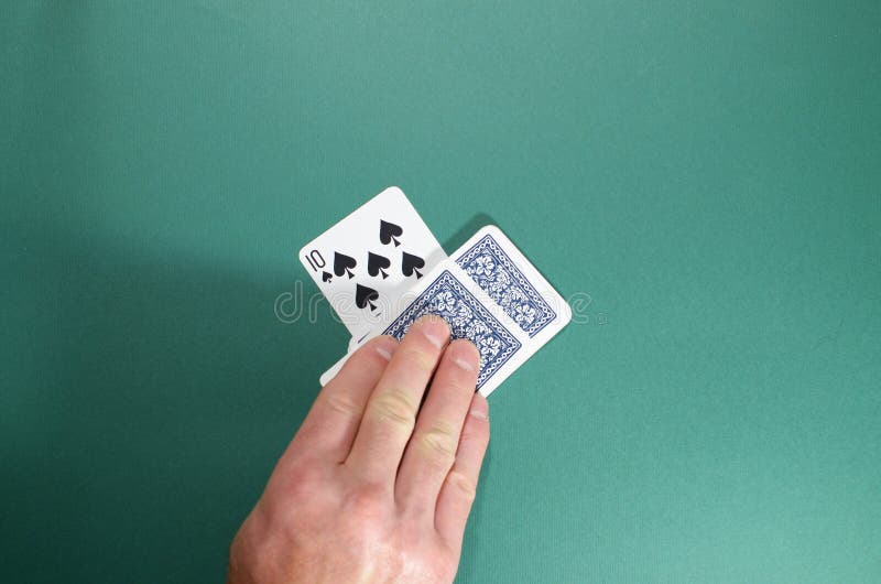 The Distribution of Playing Cards. Stock Image - Image of rate, table ...