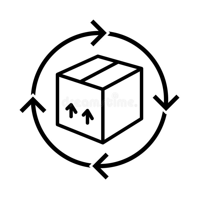 Distribution Box Icon, Vector Illustration Stock Vector - Illustration ...