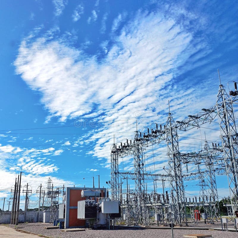 Distribution Substation with Step-down Transformer with Transformation ...