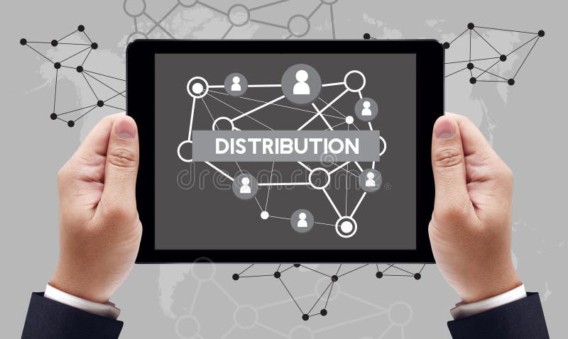 DISTRIBUTION stock photo. Image of team, chain, industry - 67332324