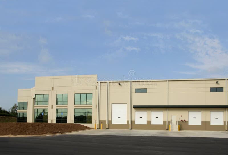 Modern Distribution Center stock photo. Image of warehouse - 4332860
