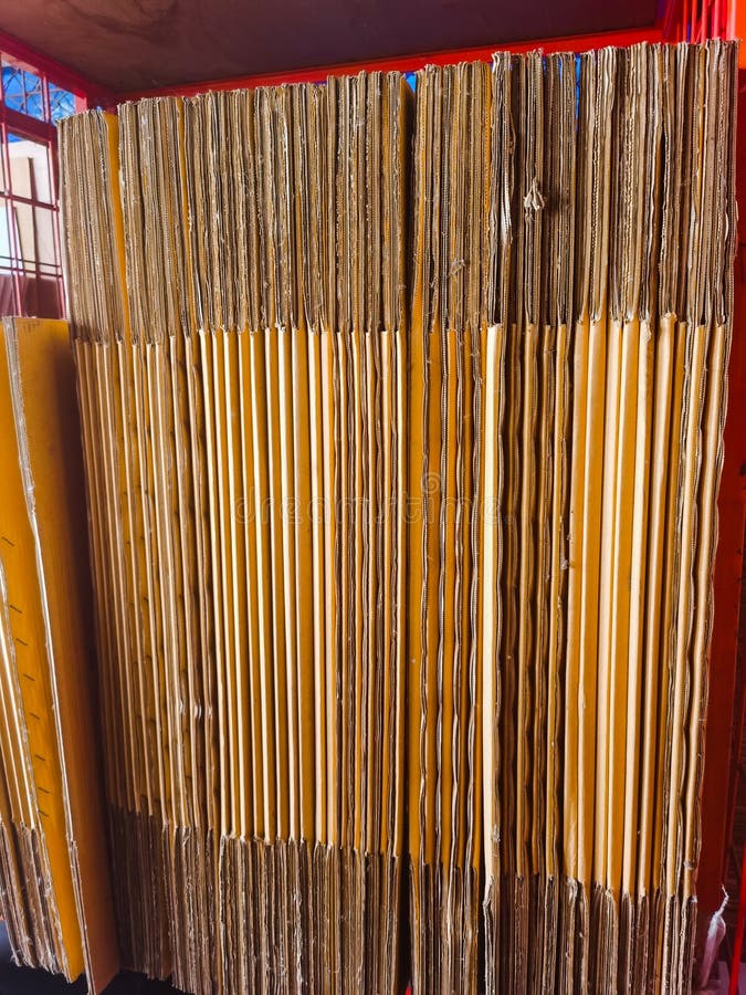 Distribution Warehouse and Carton Boxes in Shelves and Paper Packaging ...