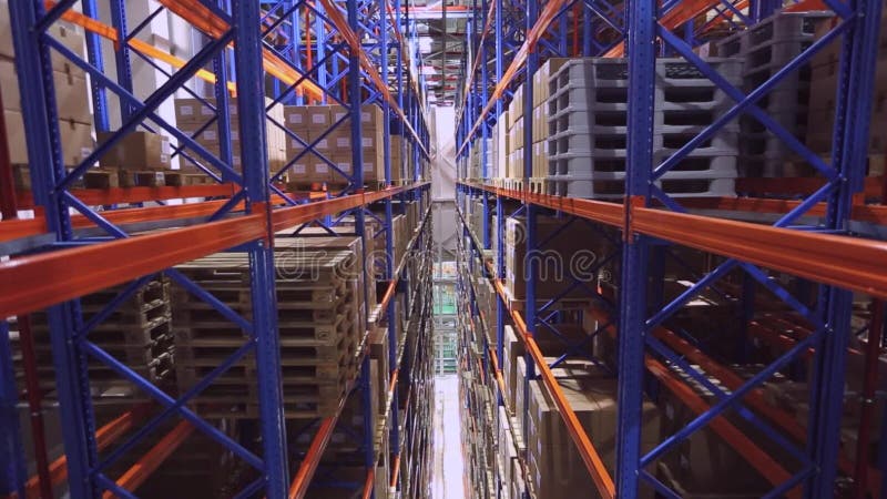 Distribution Warehouse Going Up Stock Video - Video of equipment ...
