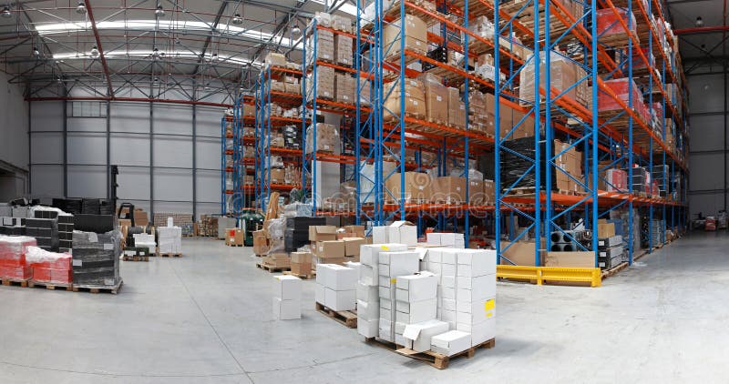 Distribution warehouse stock image. Image of industry - 36962207