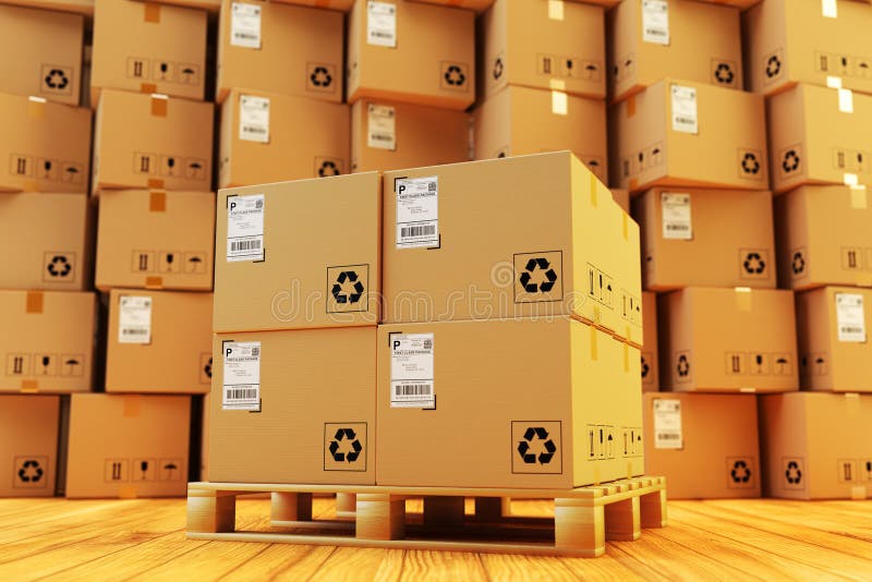 Freight Transportation, Packages Shipment and Shipping Goods Concept ...