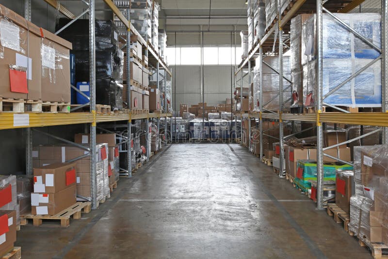 Distribution Warehouse stock photo. Image of industry - 119370020