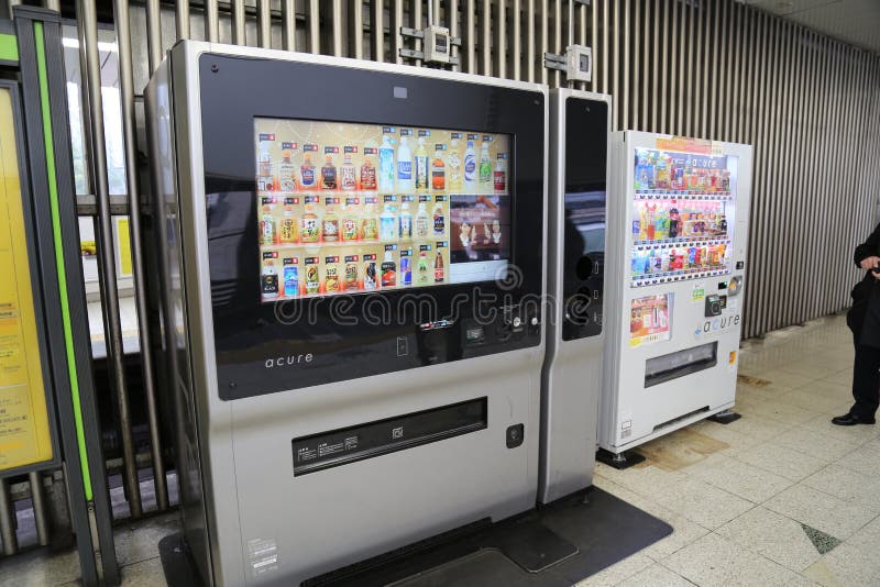 Distributore Automatico Giapponese Delle Bibite Fotografia Editoriale ...