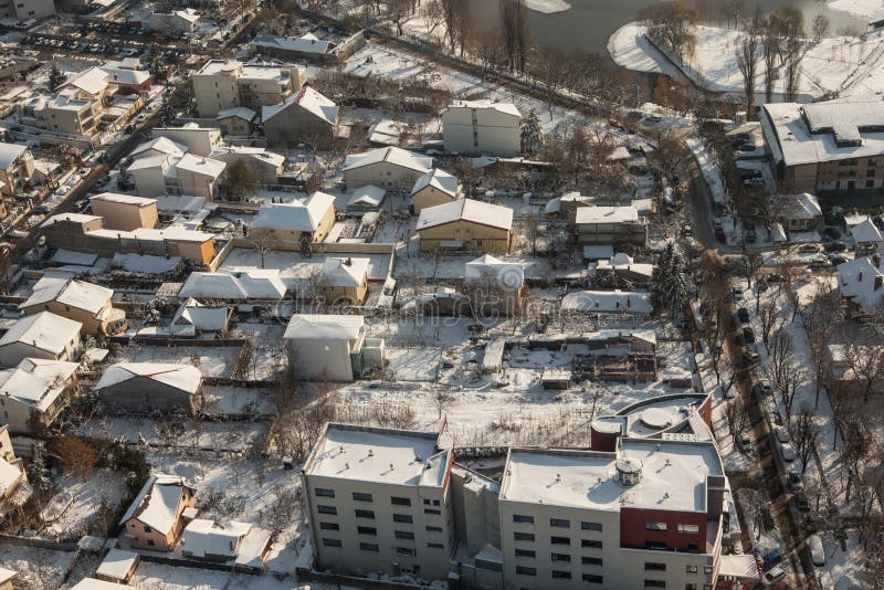 District stock image. Image of design, aerial, building - 30324837