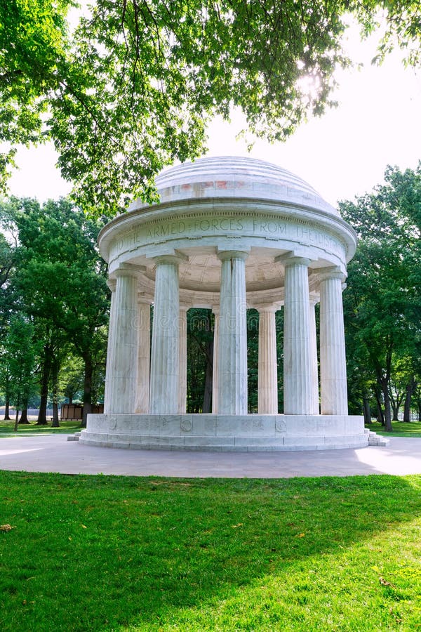 District of Columbia War Memorial Washington DC Stock Image - Image of ...