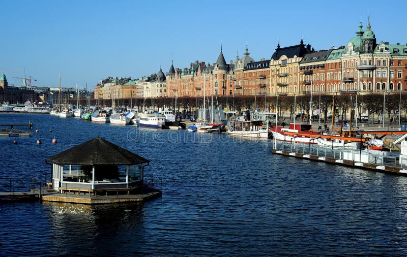 The District of Strand, Stockholm, Sweden Editorial Image - Image of ...