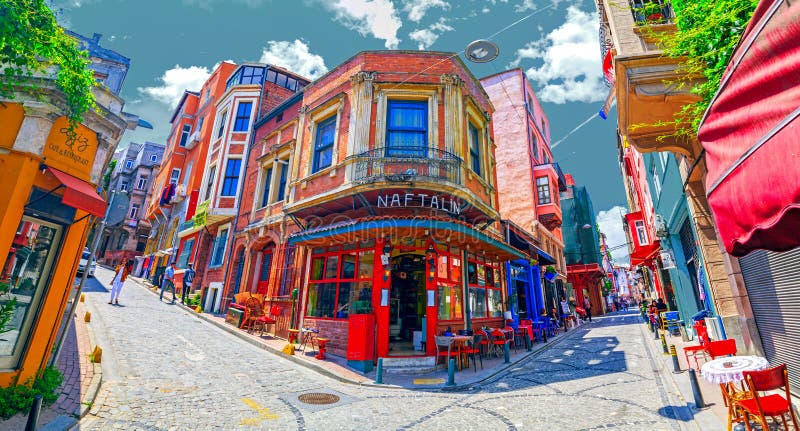 Distrito De Balat, Estambul, Turquía Foto editorial - Imagen de cultura ...